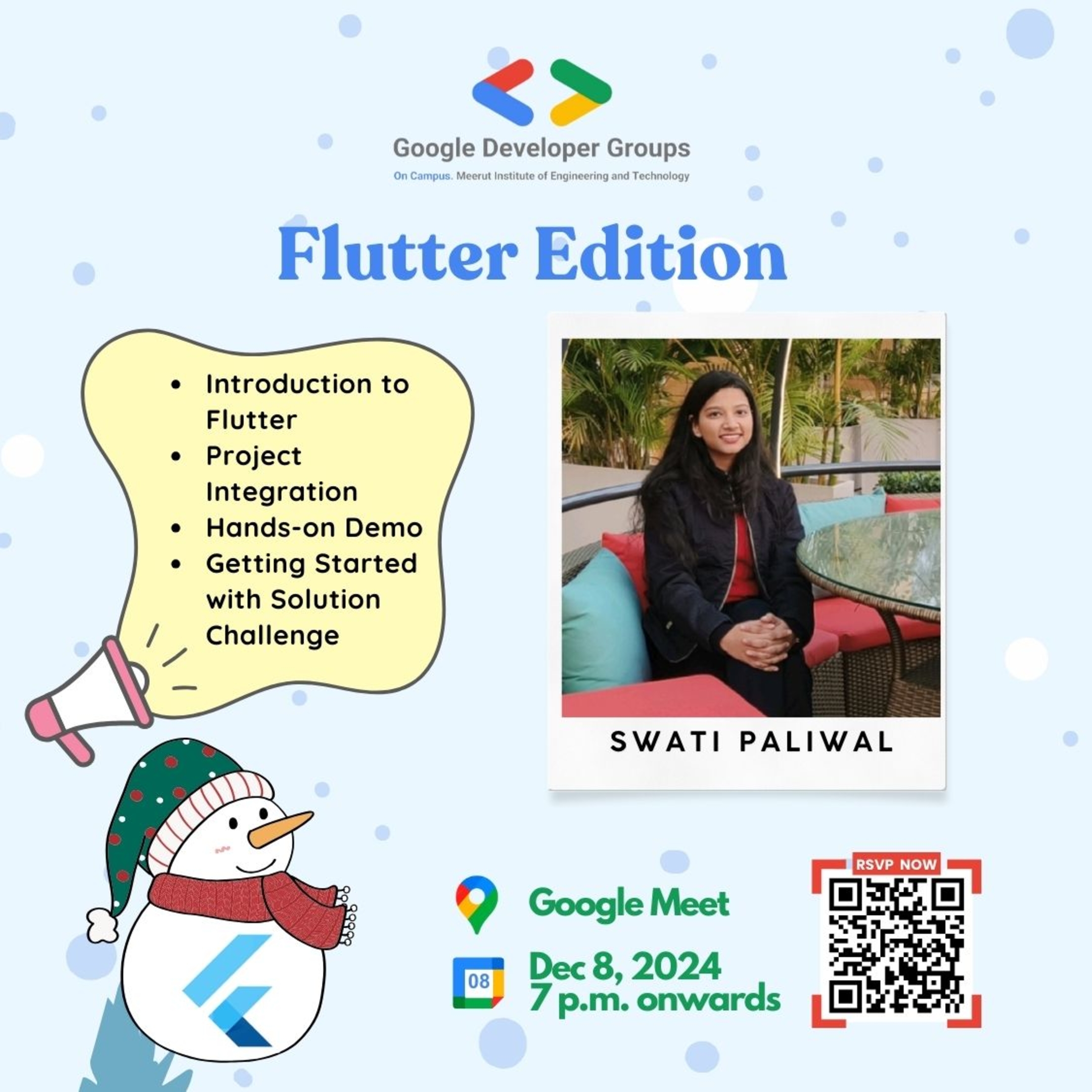 See Tech Winter Break - GDG On Campus MIET (Flutter Edition) at Google Developer Groups GDG on ...